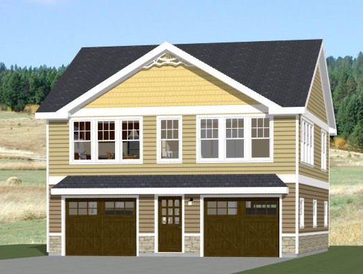 30x32 House -- 2-bedroom 1.5 Bath -- 961 Sq Ft -- PDF Floor Plan ...