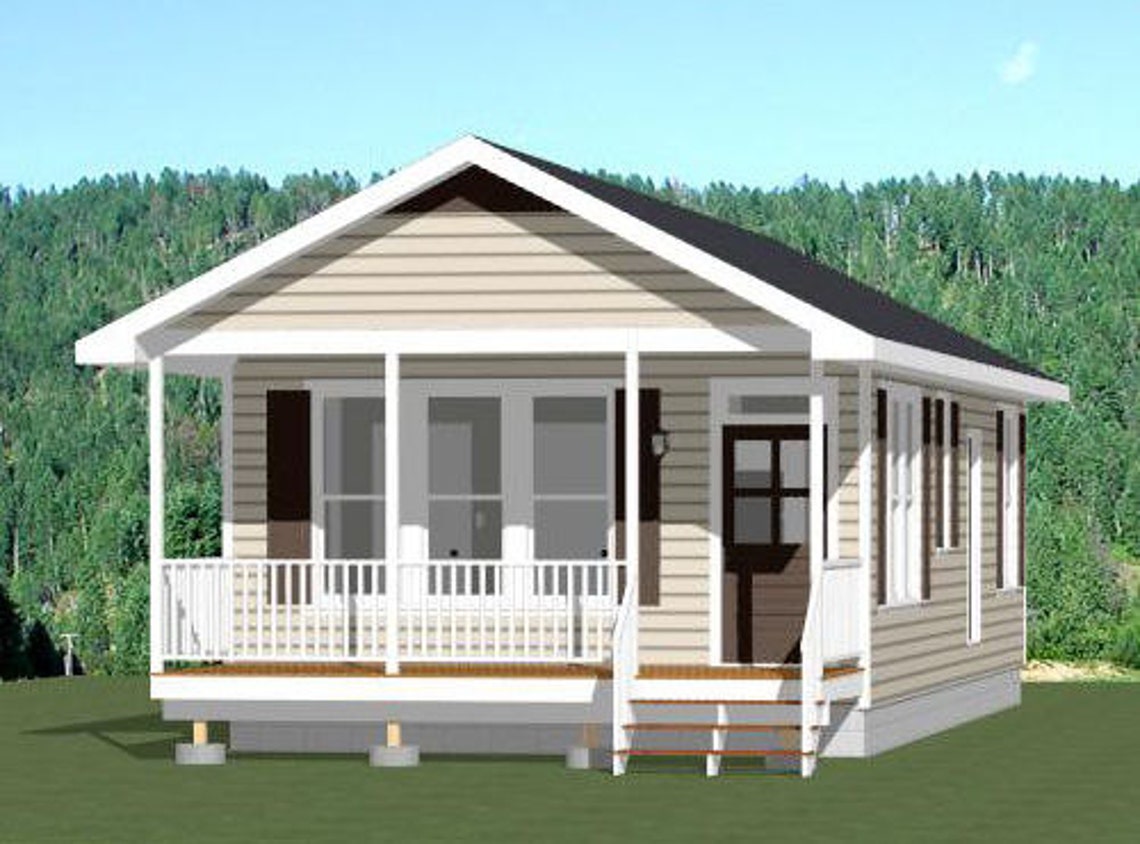 18x40 House -- 2-bedroom 1-bath -- 720 Sq Ft -- PDF Floor Plan ...