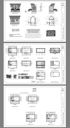 20x10 Tiny House -- 1-bedroom 1-bath -- 266 Sq Ft -- PDF Floor Plan ...