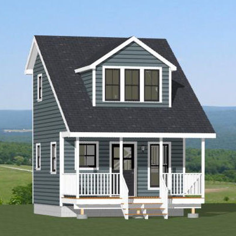 24x24 House Plan - Etsy