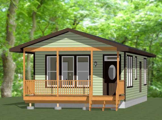 18x40 House 2-bedroom 1-bath 720 Sq Ft PDF Floor Plan - Etsy