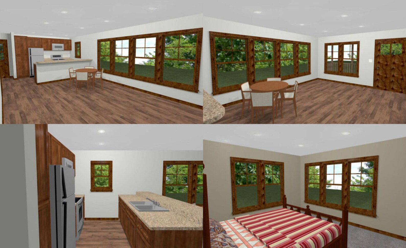 32x28 House -- 1-bedroom 1-bath -- 824 Sq Ft -- PDF Floor Plan ...