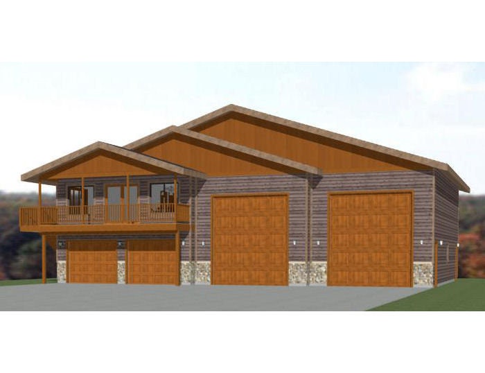 60x50 House -- 3-bedroom 2.5-bath -- 1,648 Sq Ft -- PDF Floor Plan ...