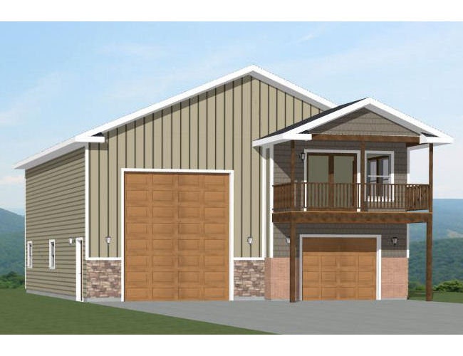 36x42 House 1-bedroom 1.5-bath 853 Sq Ft PDF Floor Plan Instant ...