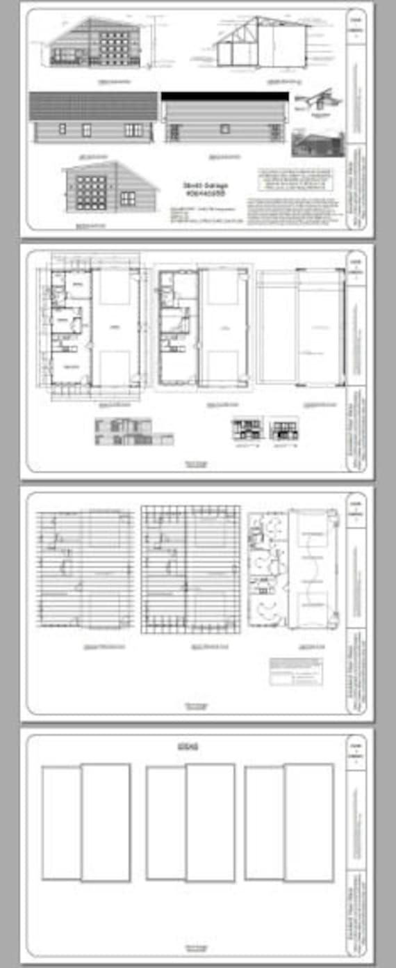 36x48 Garage With Lift Plans Pole Barn Garage Clint's Garage