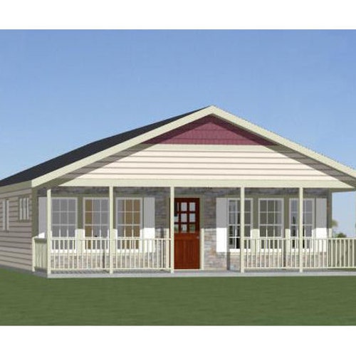 30x26 House 2-bedroom 1-bath 780 Sq Ft PDF Floor Plan - Etsy Canada