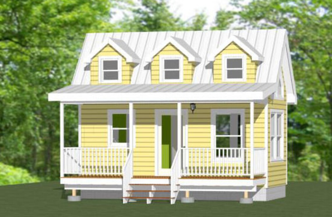20x10 Tiny House 1-bedroom 1-bath 281 Sq Ft PDF Floor - Etsy