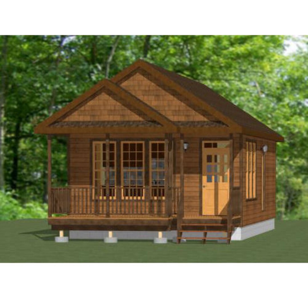 18x30 House -- 1-bedroom 1-bath -- 540 Sq Ft -- PDF Floor Plan ...