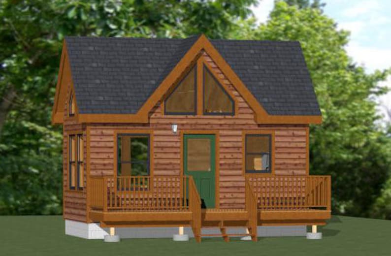 20x10 Tiny House 1-bedroom 1-bath 266 Sq Ft PDF Floor - Etsy