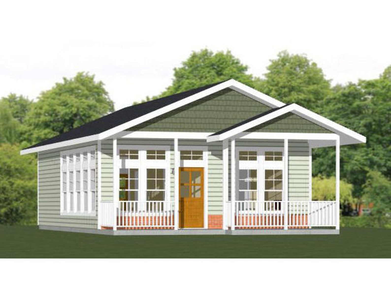 24x32 House 1-bedroom 1-bath 768 Sq Ft PDF Floor Plan - Etsy Canada