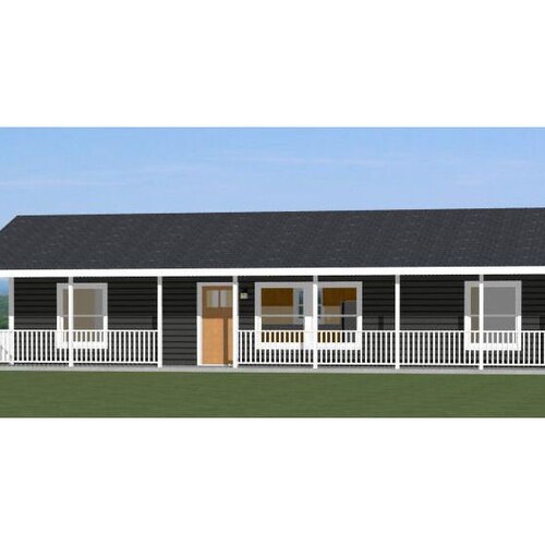 48x16 House 2-bedroom 2-bath 768 Sq Ft PDF Floor Plan - Etsy