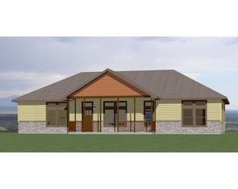 60x30 House Plan - Etsy