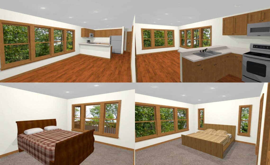 60x50 House -- 2-bedroom 2.5-bath -- 1,694 Sq Ft -- PDF Floor Plan ...