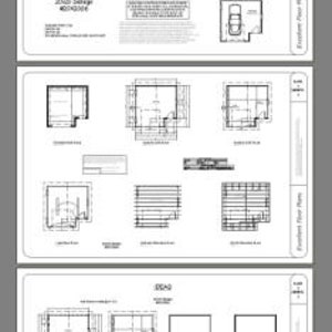 20x20 1-car Garages -- 376 Sq Ft -- PDF Floor Plan -- Instant Download ...
