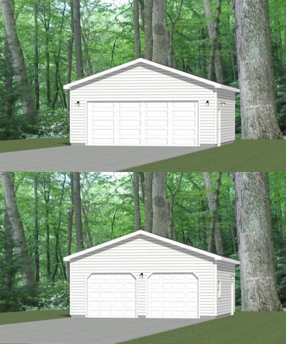 26x26 2-car Garage -- 676 Sq Ft -- PDF Floor Plan -- Instant 26x26 2-car Garage -- 676 Sq Ft -- PDF Floor Plan -- Instant