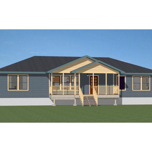 60x30 House Plan - Etsy