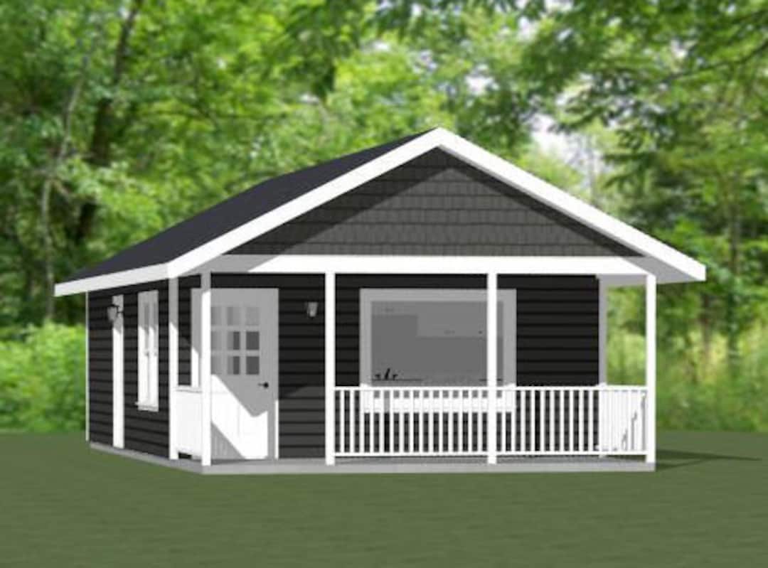 18x30 House -- 1-bedroom 1-bath -- 540 Sq Ft -- PDF Floor Plan ...