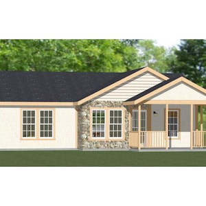 36x26 House -- 1-bedroom 1-bath -- 820 Sq Ft -- PDF Floor Plan ...