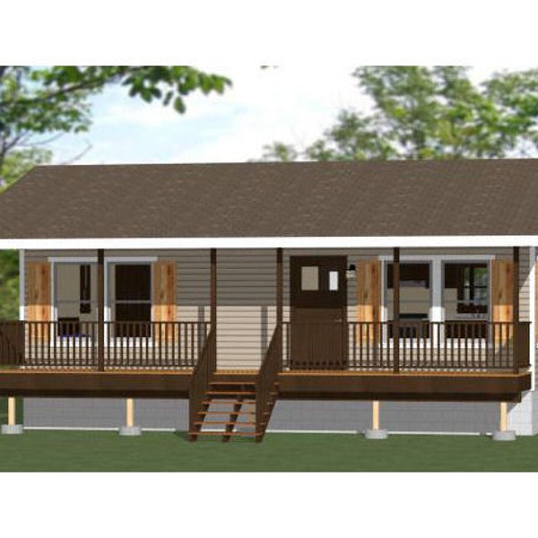 16x32 House Plans - Etsy