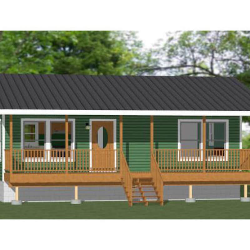 16x32 House Plans - Etsy