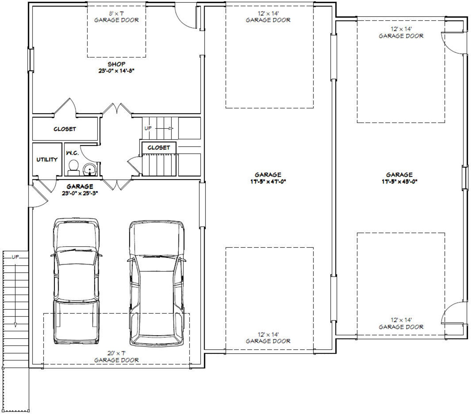 60x50 House -- 3-bedroom 2.5-bath -- 1,648 Sq Ft -- PDF Floor Plan ...