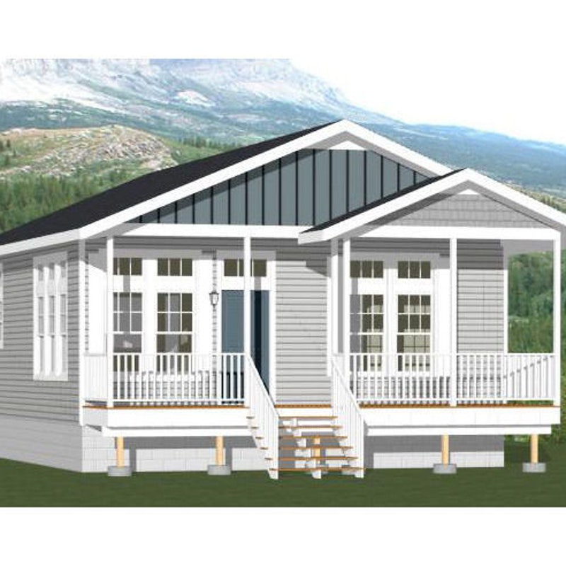 32x32 House Plan - Etsy