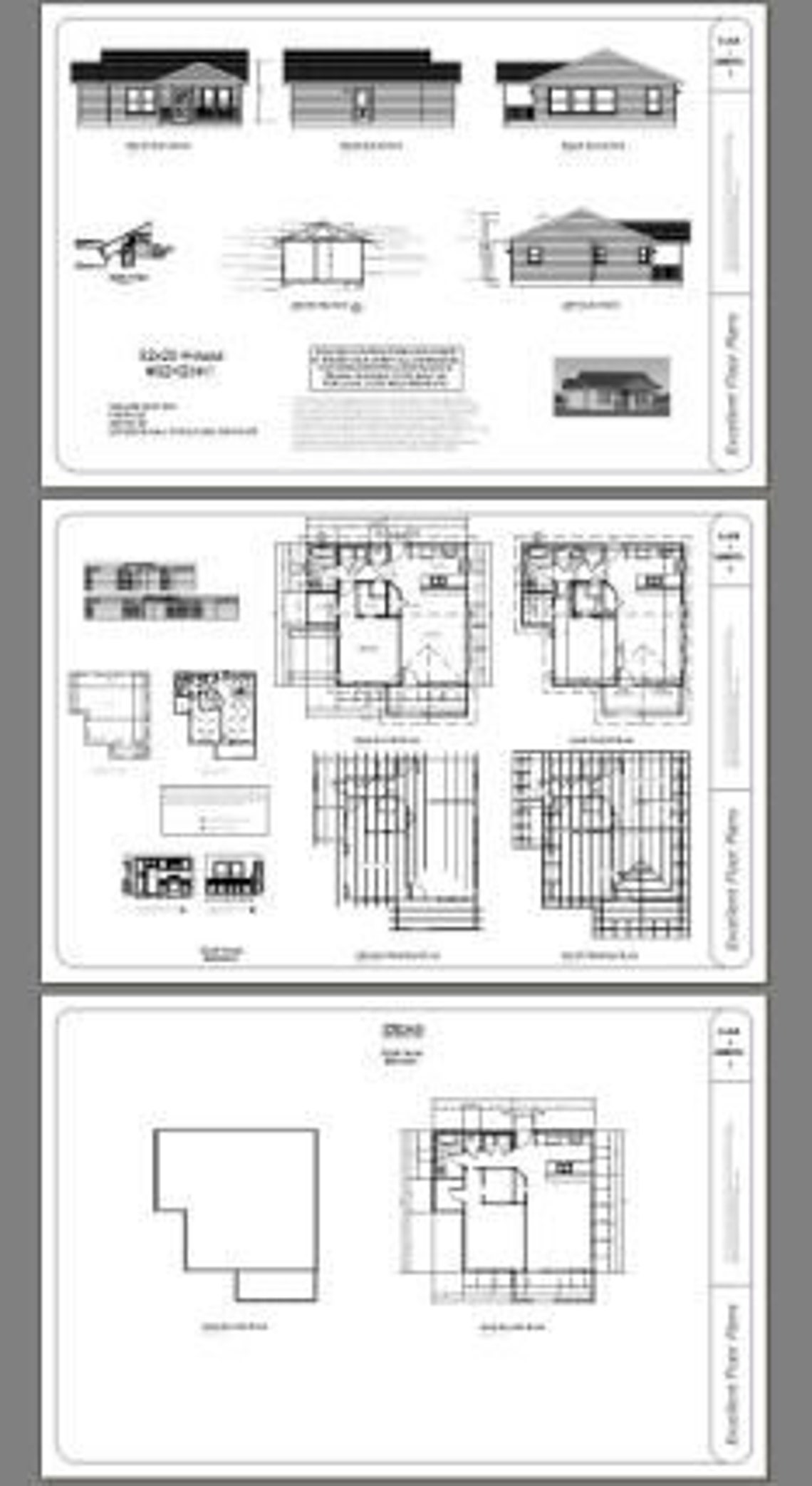 32x28 House -- 1-bedroom 1-bath -- 824 Sq Ft -- PDF Floor Plan ...