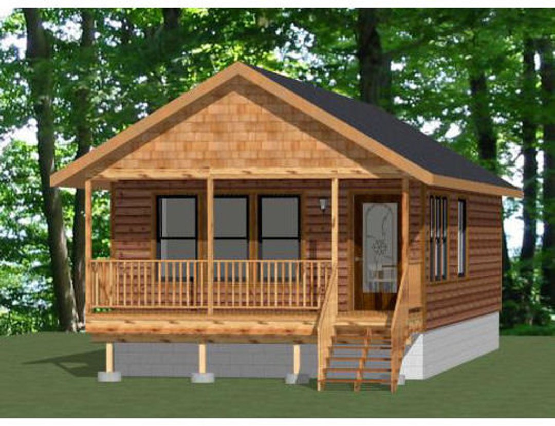 18x40 House -- 1-bedroom 1-bath -- 720 Sq Ft -- PDF Floor Plan ...
