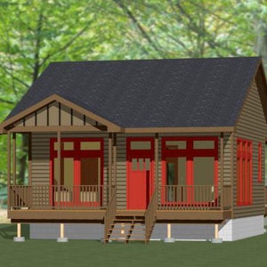 26x34 House 1-bedroom 1-bath 884 Sq Ft PDF Floor Plan Instant Download ...