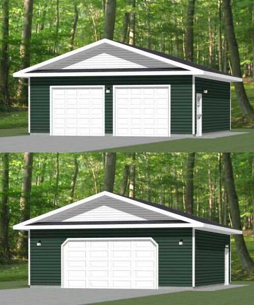 28x30 2-car Garage -- 840 Sq Ft -- PDF Floor Plan -- Instant Download ...