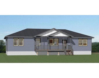 60x30 House Plan - Etsy