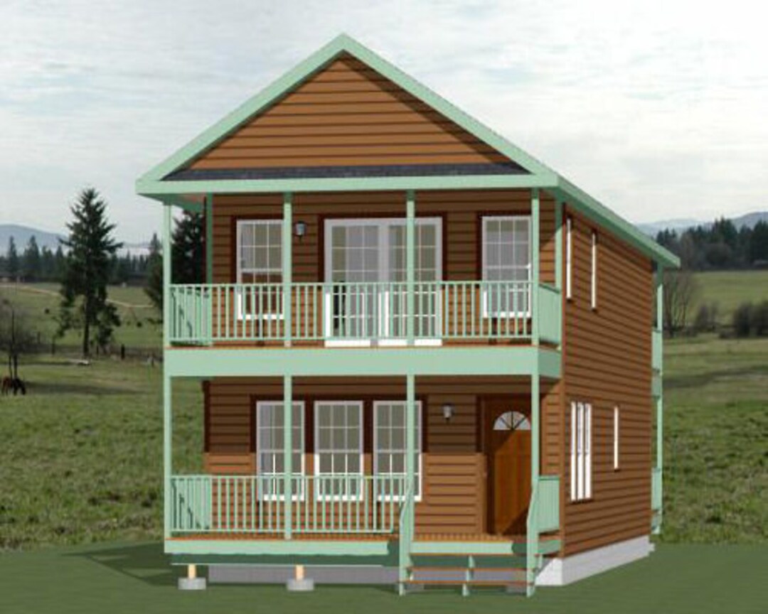 18x40 House -- 3-bedroom 2-bath -- 1,292 Sq Ft -- PDF Floor Plan ...