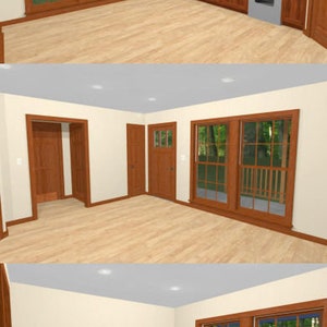 32x16 House -- 1-bedroom 1-bath -- 512 Sq Ft -- PDF Floor Plan ...