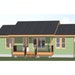36x42 House 1-bedroom 1.5-bath 961 Sq Ft PDF Floor Plan Instant ...