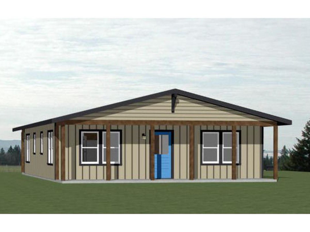 30x40 Duplex -- 1,200 Sq Ft -- PDF Floor Plan -- Instant Download ...