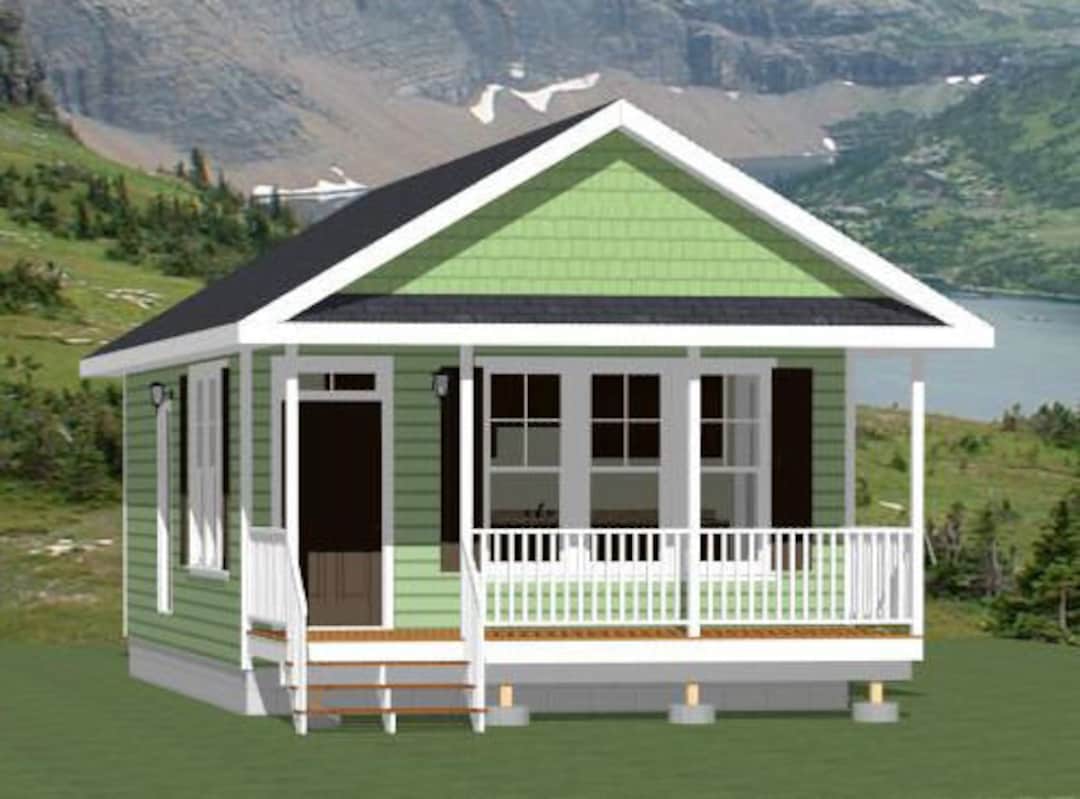 18x30 House -- 1-bedroom 1-bath -- 540 Sq Ft -- PDF Floor Plan ...