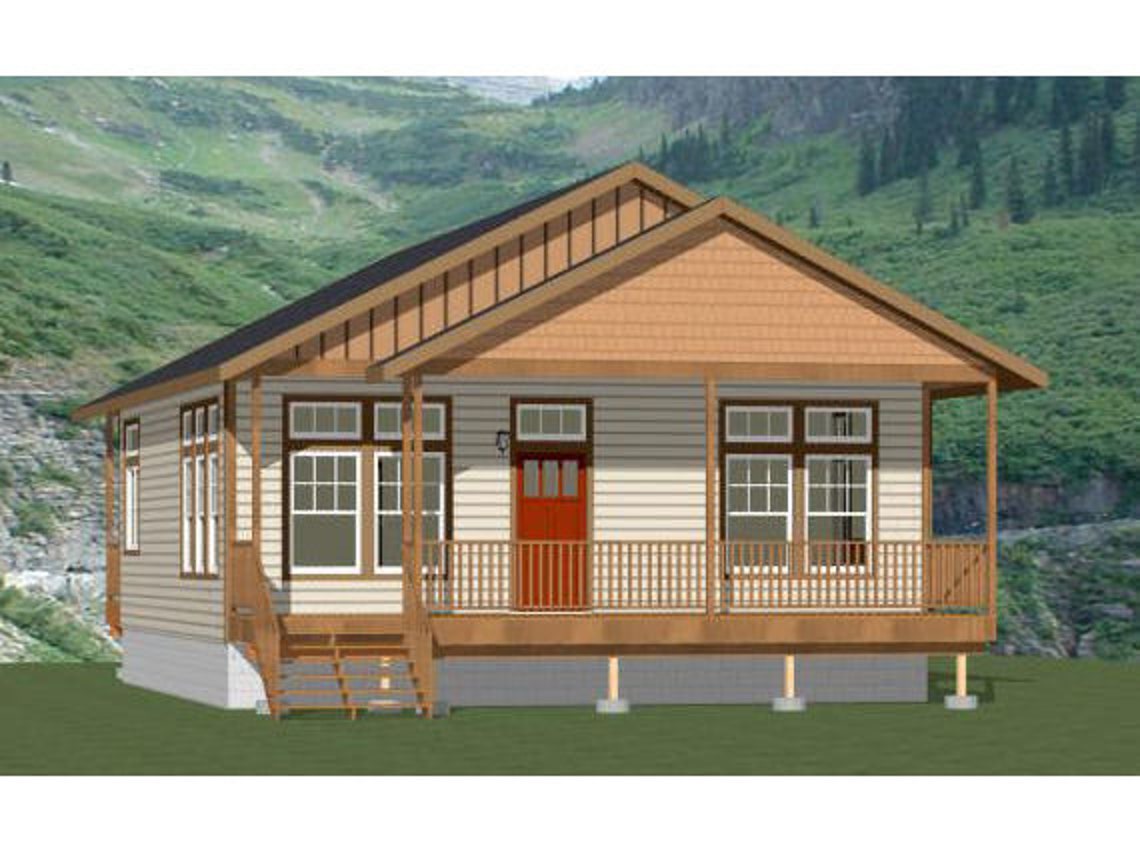 30x32 House 2-Bedroom 2-Bath 960 sq ft PDF Floor Plan | Etsy