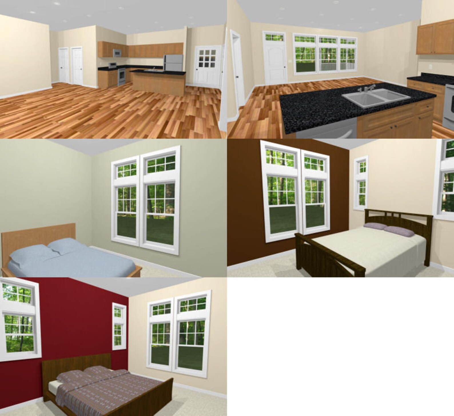 46x30 House -- 3-bedroom 2-bath -- 1,338 Sq Ft -- PDF Floor Plan ...