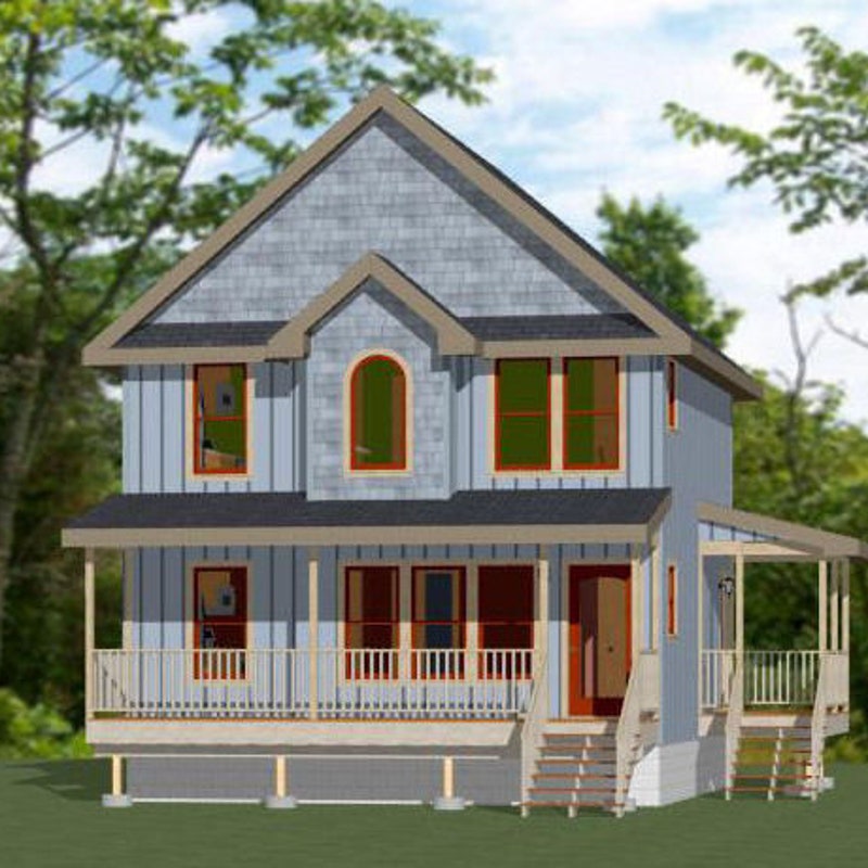 24x24 House Plan - Etsy