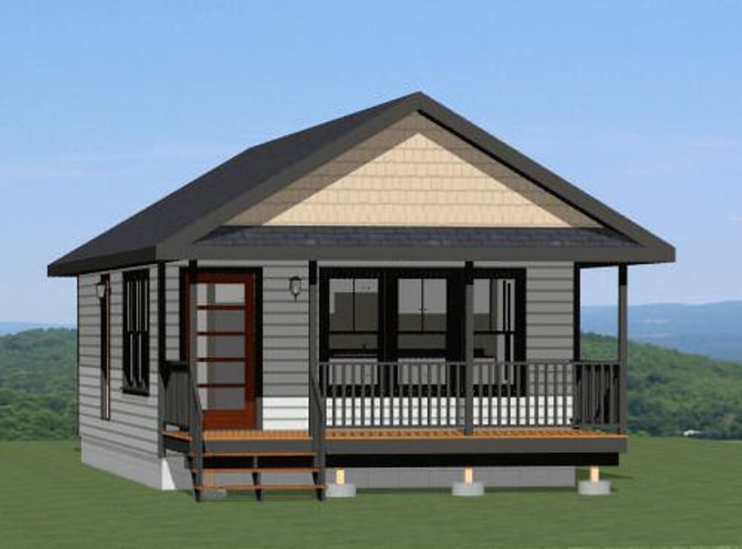 18x30 House -- 1-bedroom 1-bath -- 540 Sq Ft -- PDF Floor Plan ...