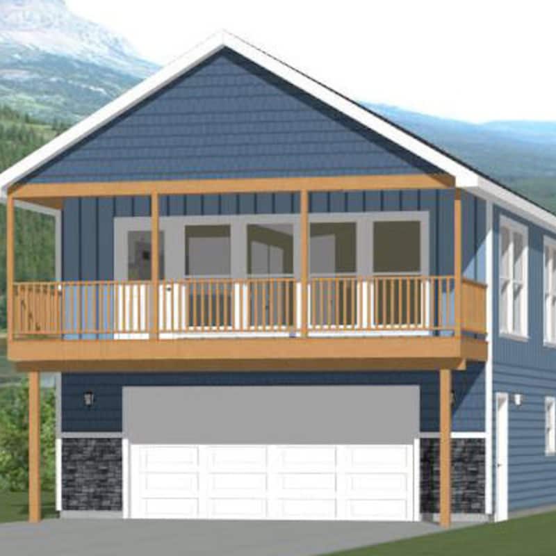 24x32 House Plan - Etsy