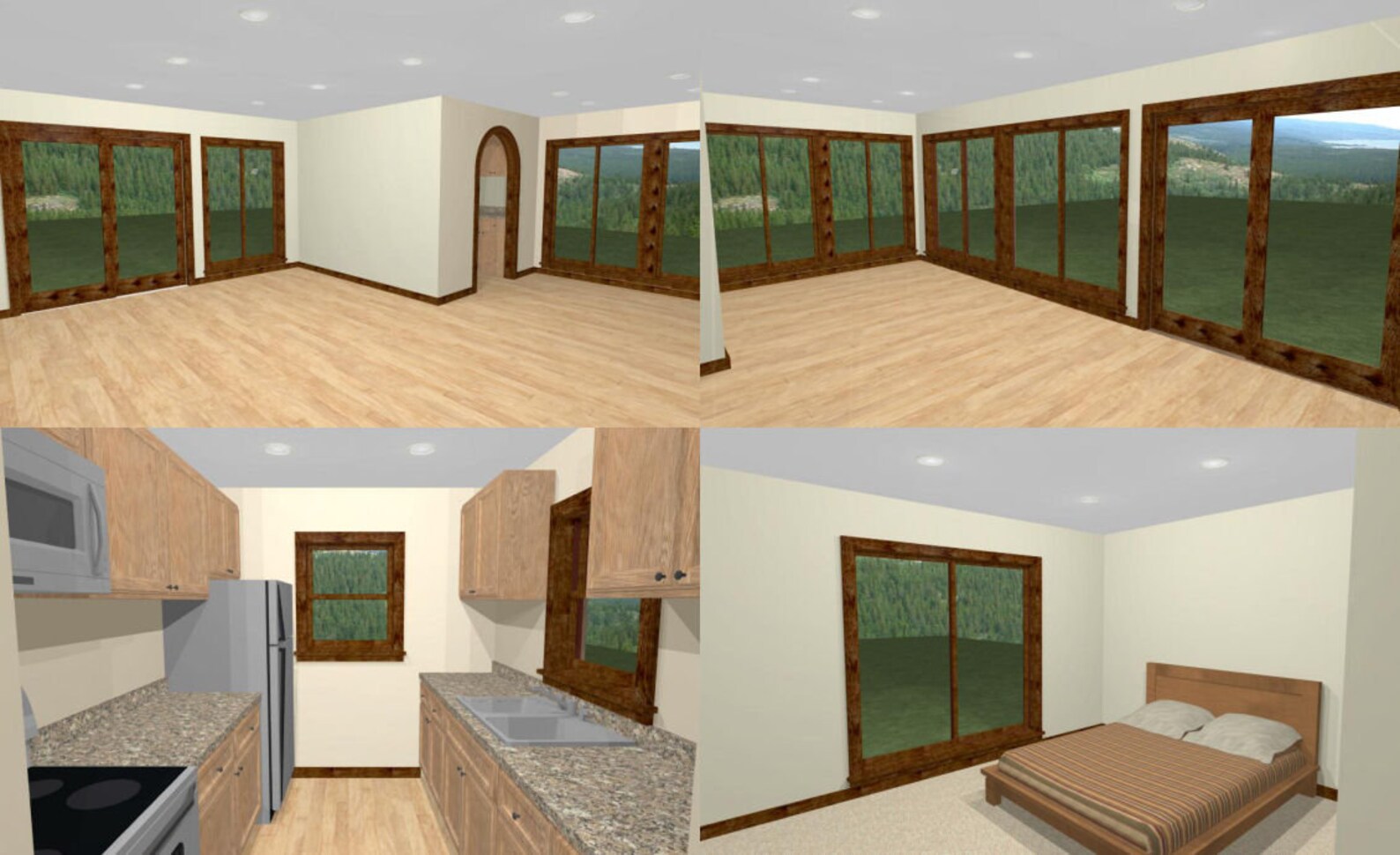 36x20 House 1-bedroom 1-bath 720 Sq Ft PDF Floor Plan Instant Download ...