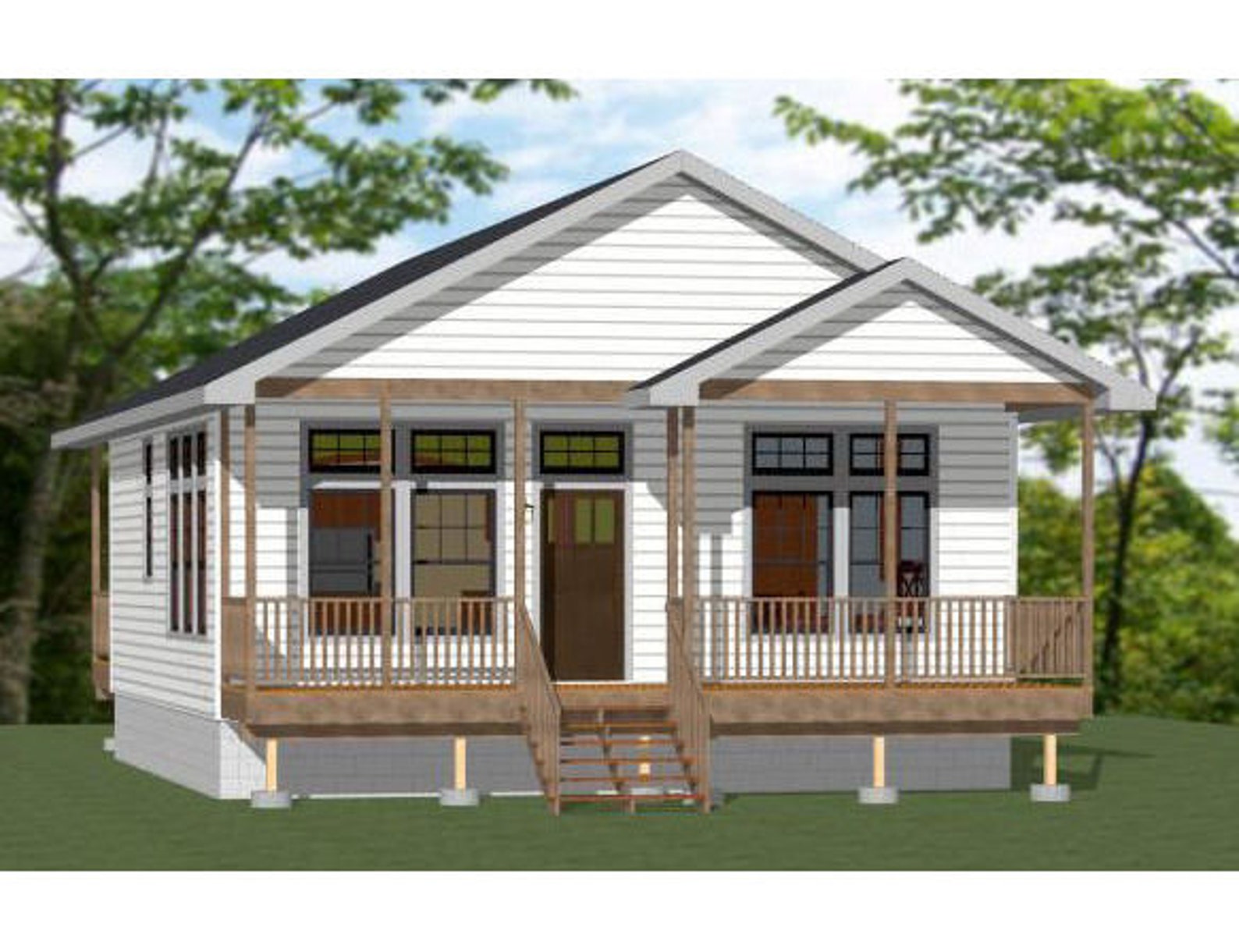 28x30 House -- 1-bedroom 1-bath -- 840 Sq Ft -- PDF Floor Plan ...