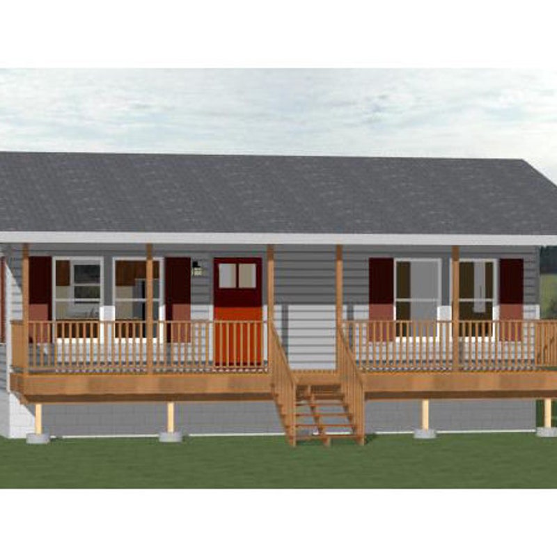 16x32 House Plans - Etsy