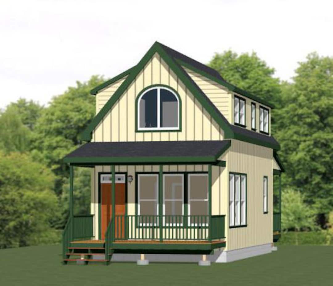 16x30 House -- 878 Sq Ft -- PDF Floor Plan -- Instant Download -- Model ...