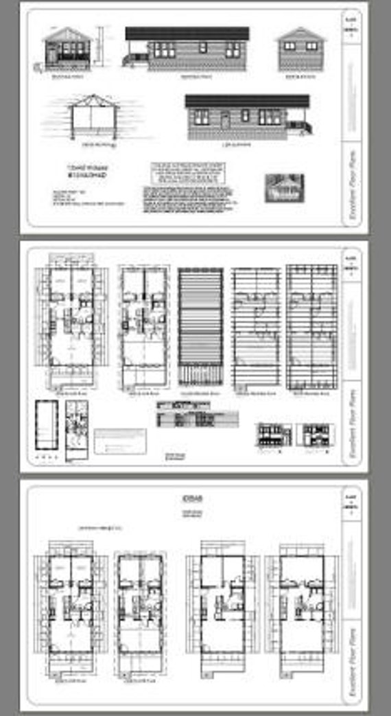 18x40 Tiny House Plans 20 House Plans With Lofts Tiny, Small