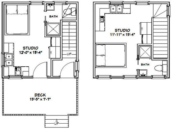 Guest House Plans 16x16