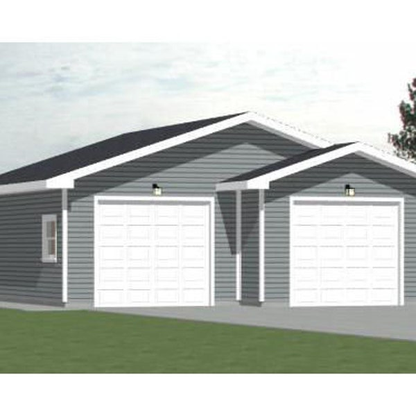 28x28 House Plan - Etsy