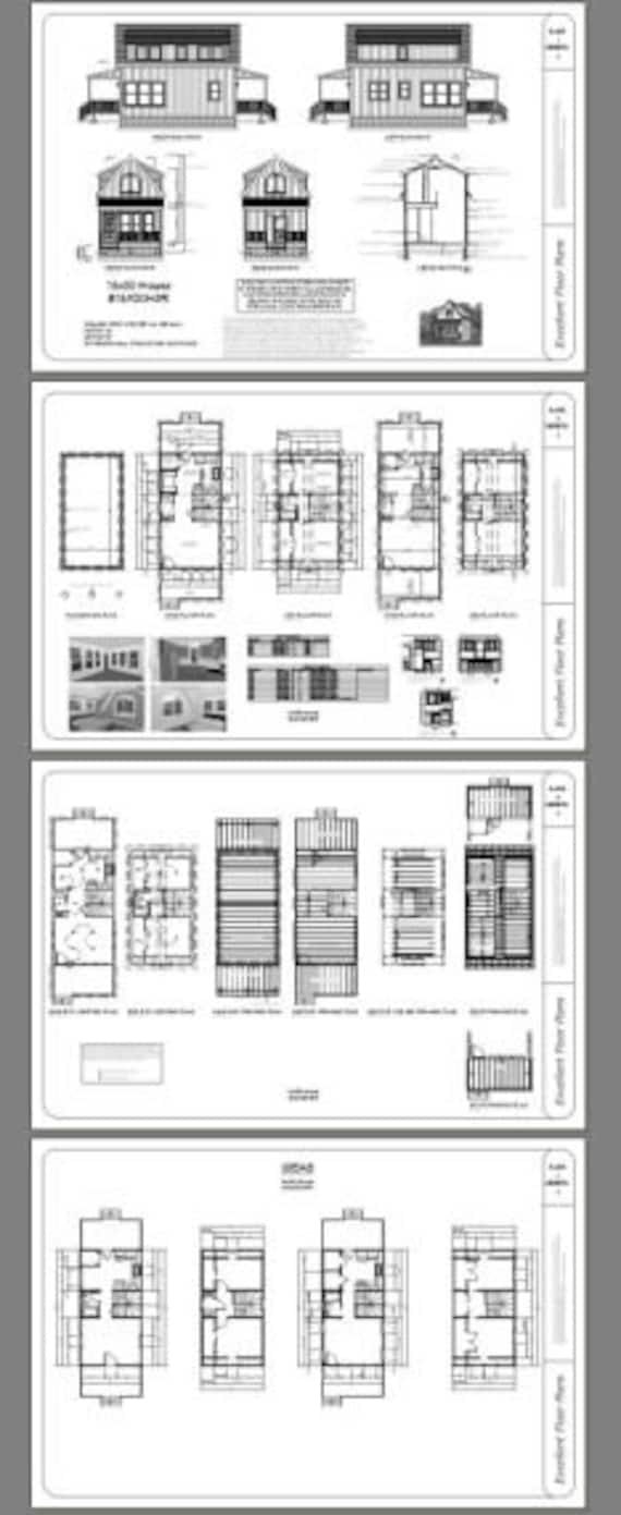 2 Story Floor Plan 16x30 House Plans Liberty House Plans