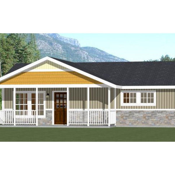 36x24 Floor Plan - Etsy